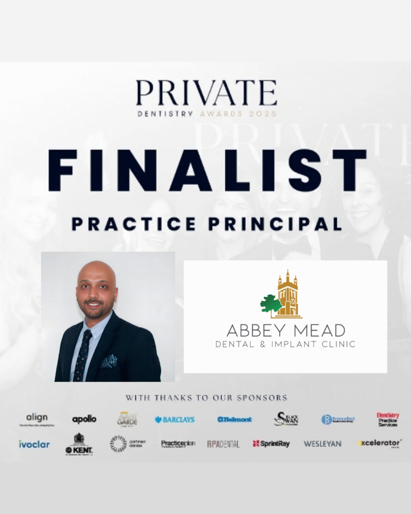 Private Dentistry Awards 2025 - Abbey Mead Dental & Implant Clinic